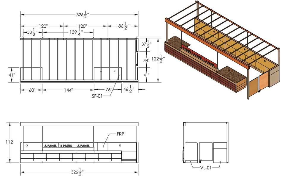 Architectural & Commercial Millwork Shop Drawings for Manufactures
