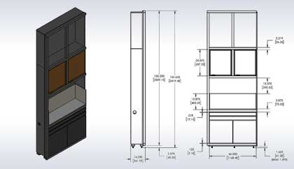 Architectural & Commercial Millwork Shop Drawings for Manufactures