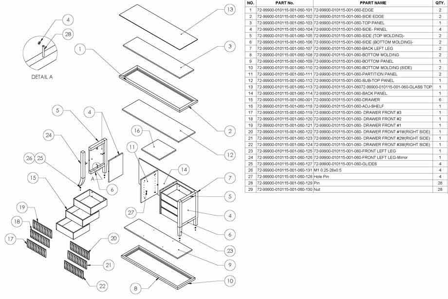 Cabinet Drafting & Casework Shop Drawings Services