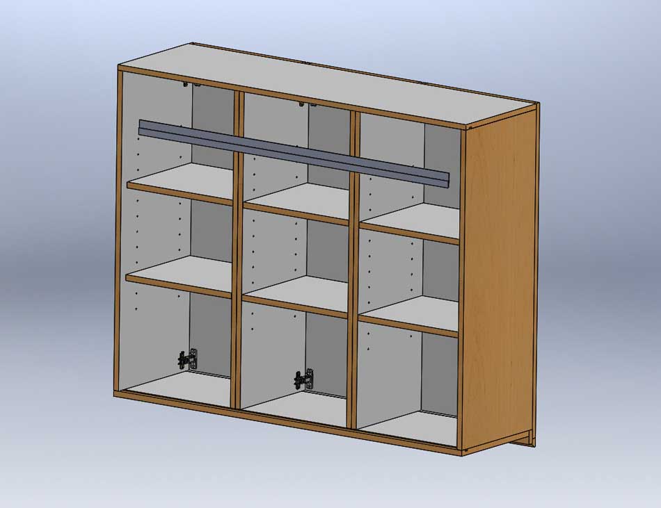 Architectural Millwork Shop Drawings for Institutional Furniture