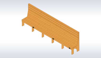 Architectural Millwork Shop Drawings for Institutional Furniture