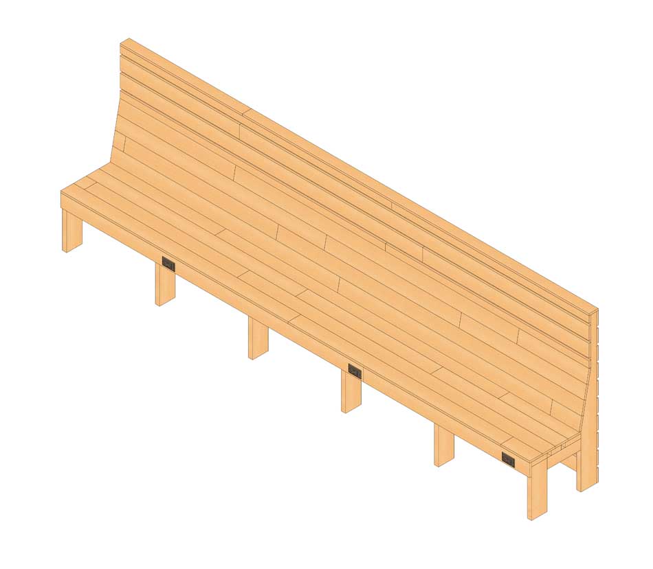 Architectural Millwork Shop Drawings for Institutional Furniture