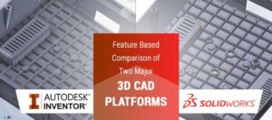 SolidWorks Vs Inventor: Features Comparison of 3D CAD Platforms | Hitech