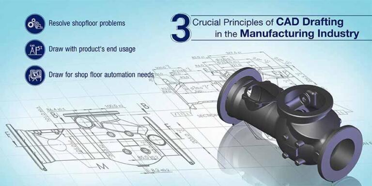3 Essential CAD Drafting Principles for Manufacturing Process