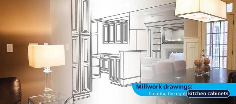 Millworks Drawings: Designing Right Kitchen Cabinets | Hitech