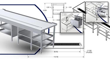 Millwork drafting for furniture manufacturer cuts TAT by 50% | USA | Hitech