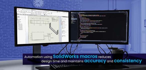 SolidWorks Macros for Efficient Sheet Metal Drafting Automation