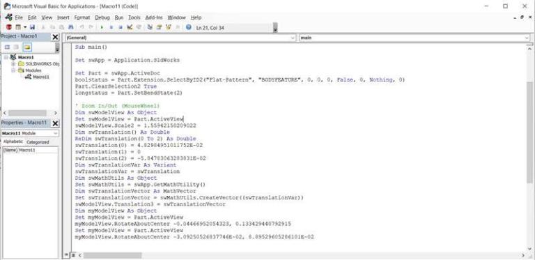 SolidWorks Macros for Efficient Sheet Metal Drafting Automation