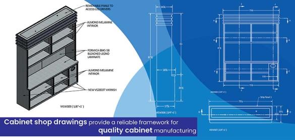 Cabinet Shop Drawings: A Detailed Guide | Hitech CADD